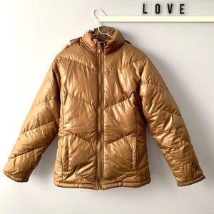 Sweet | Jackets & Coats | Big Beigebrown Puffer Coat | Poshmark
